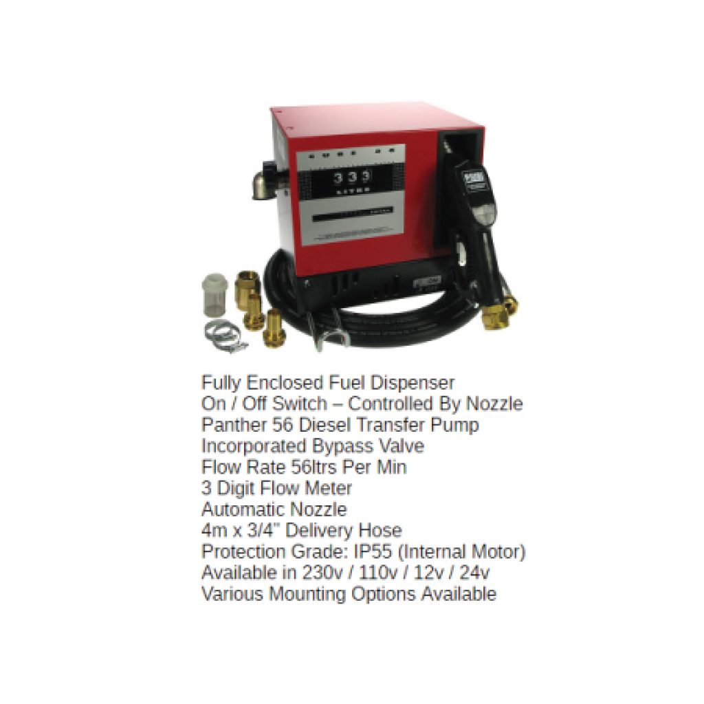 Piusi 230v 72/56L/min Diesel Pump - Fuel Management Systems
